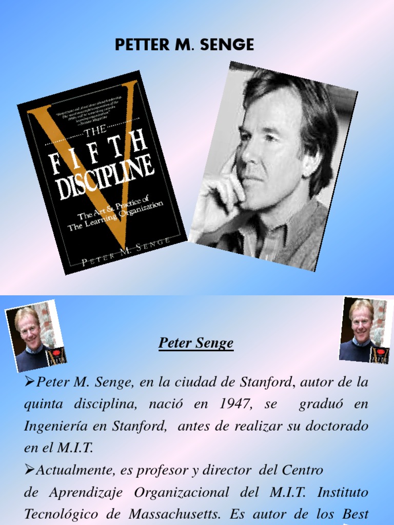 Filosofia de Peter Senge | PDF | Aprendizaje | Mente