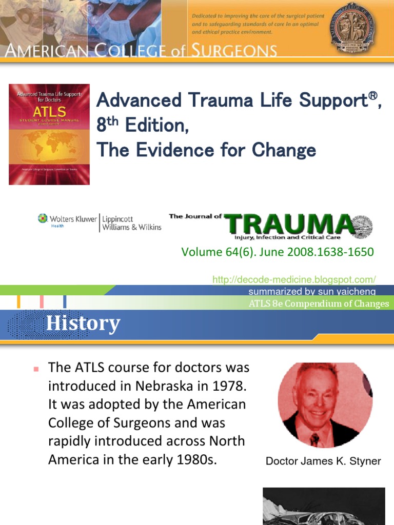 ATLS 8th Edition | Major Trauma | Traumatic Brain Injury