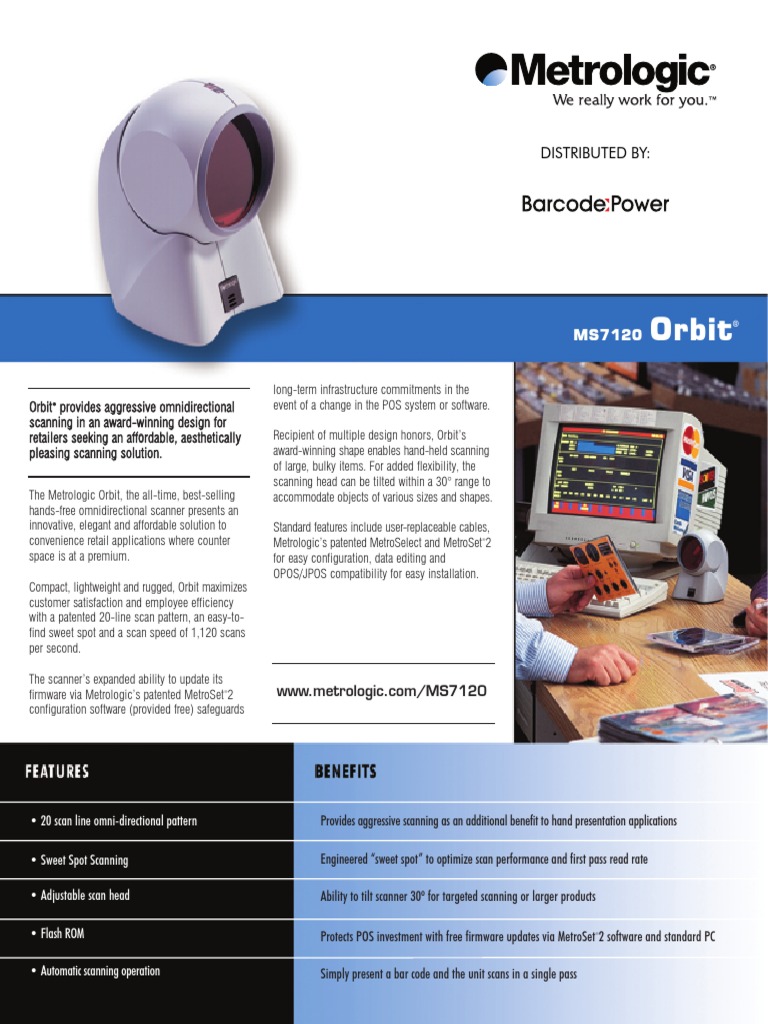 Ms7120 Specifications | Download Free PDF | Image Scanner | Equipment