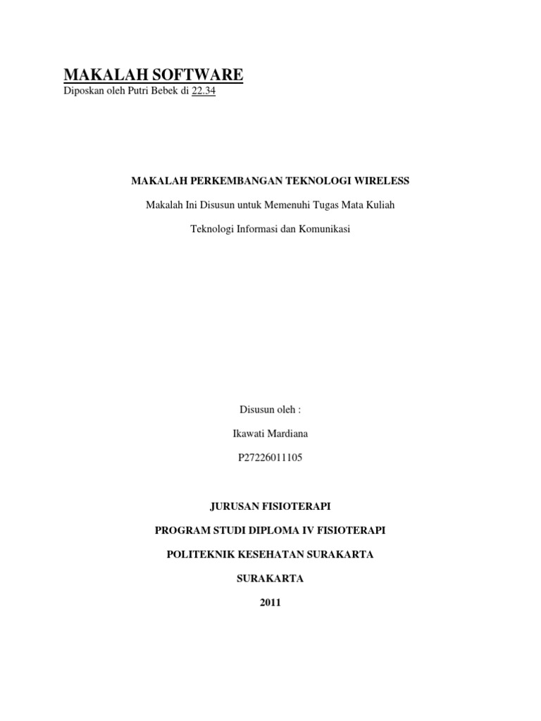 Makalah Software | PDF