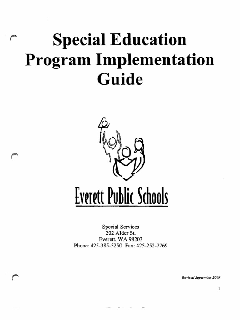 ESD Special Education Program Implementation Guide | PDF ...