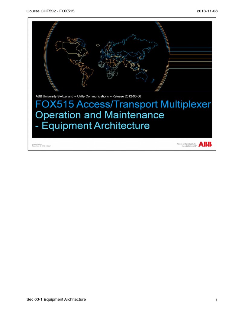 FOX 515 Equipment Architecture Overview | PDF | Science & Mathematics ...