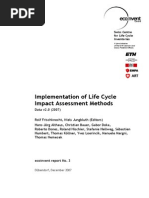 Sima Pro 8 Tutorial | PDF | Life Cycle Assessment