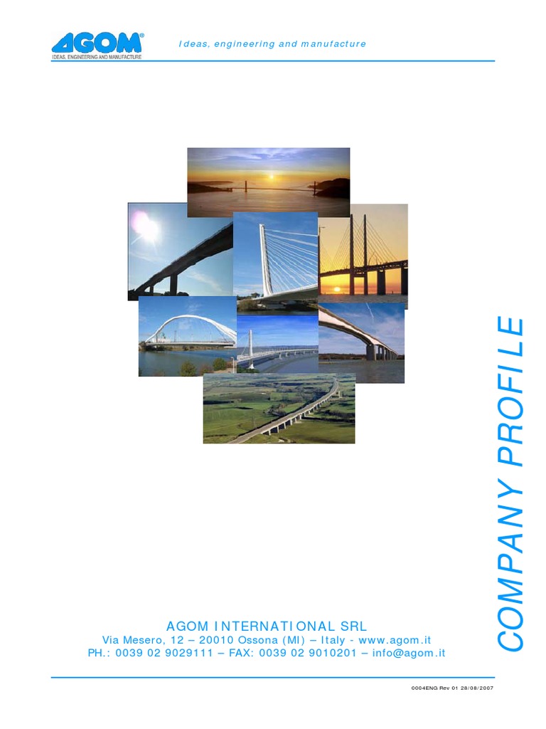 Agom International: Bridge Engineering Solutions | PDF | Earthquake ...