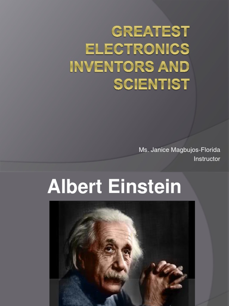 Great Scientists and Inventors | PDF | Electromagnetic Radiation ...