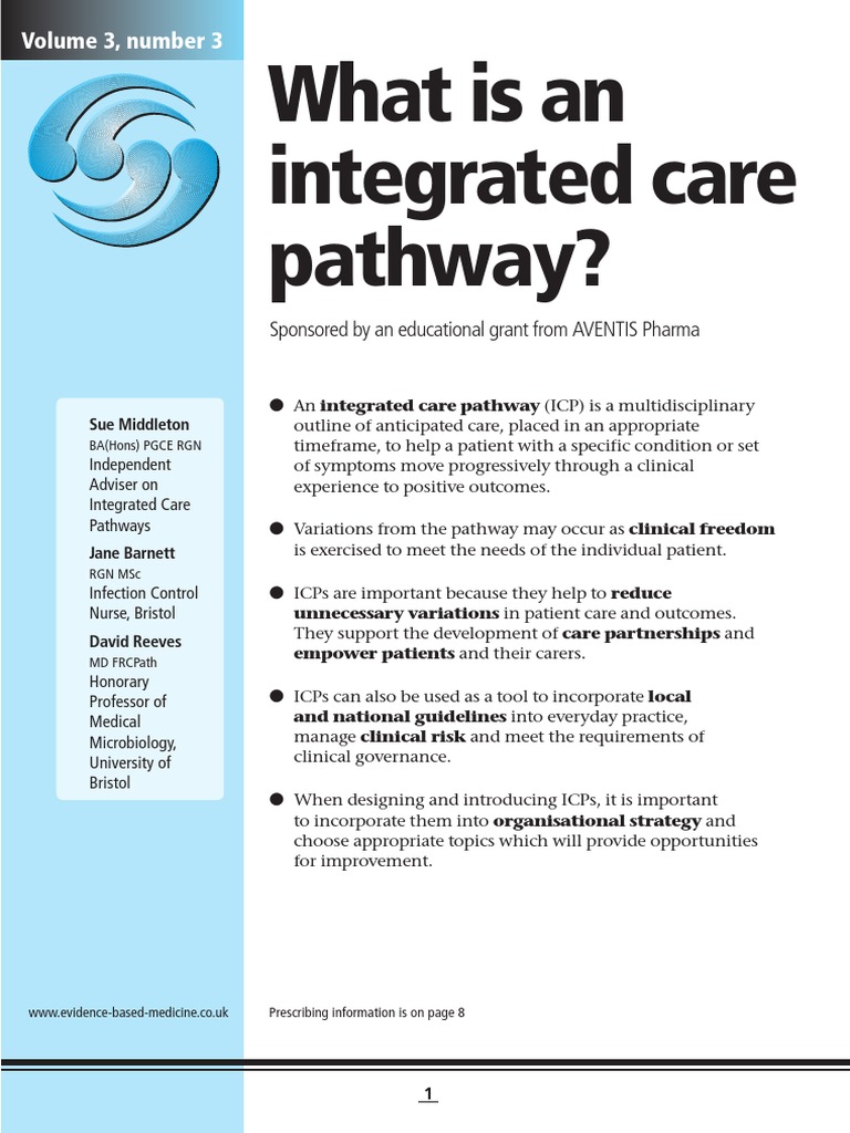 Integrated Care Pathway | PDF