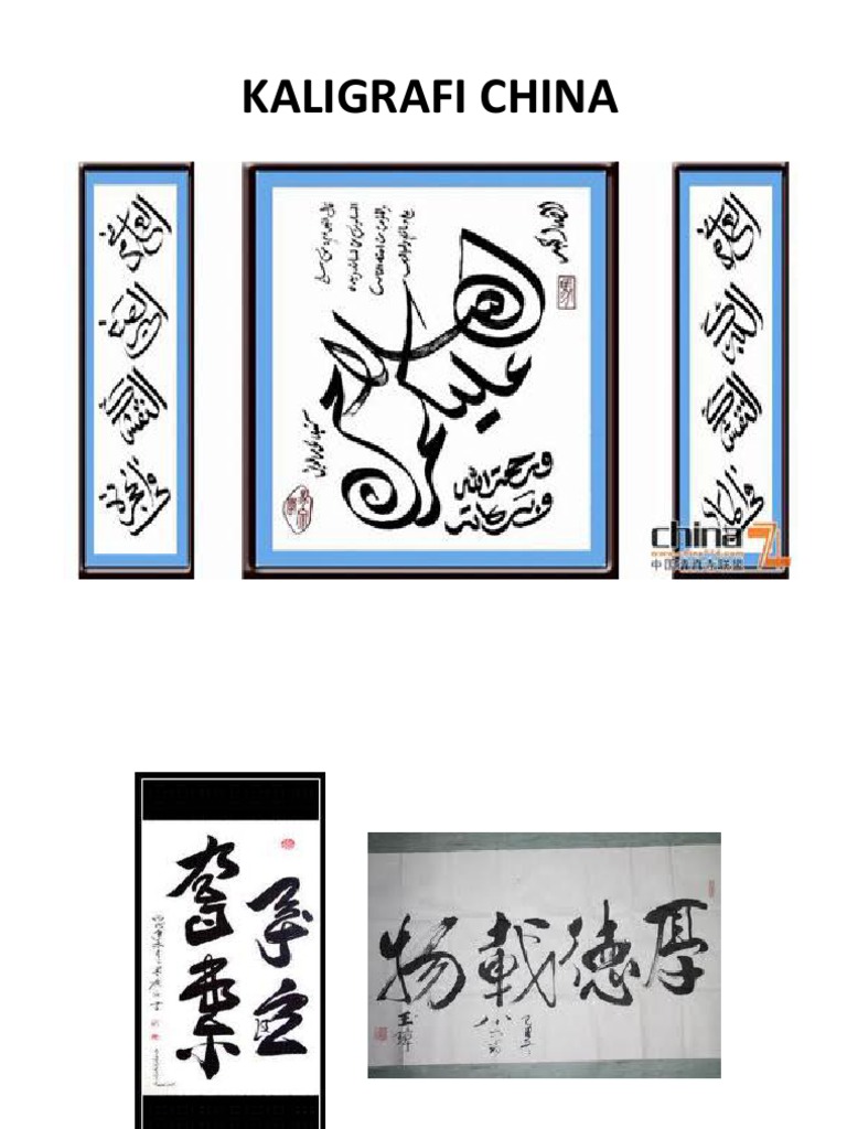 Kaligrafi China
