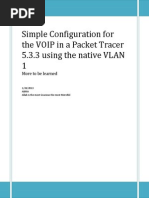 Cisco Networking - IP Phone Configuration in Packet Tracer | PDF | Router (Computing) | Ip Address