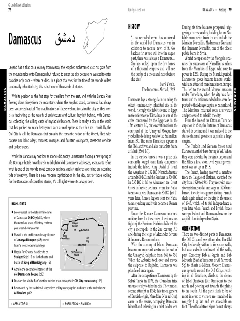 Syria-Damascus v1 m56577569830512431 | PDF | Damascus | Mosque
