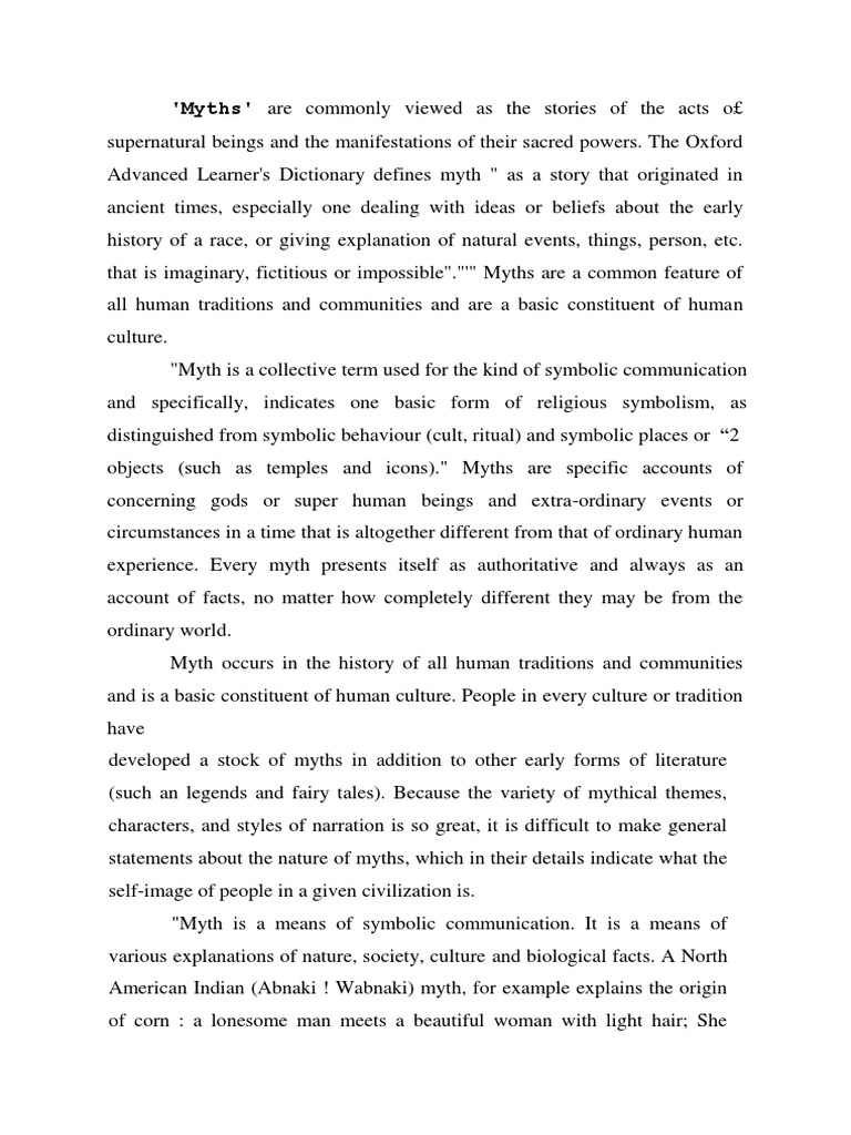 Final Project | PDF | Mythology | Greek Mythology