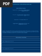 Radar Plotting Sheet | PDF