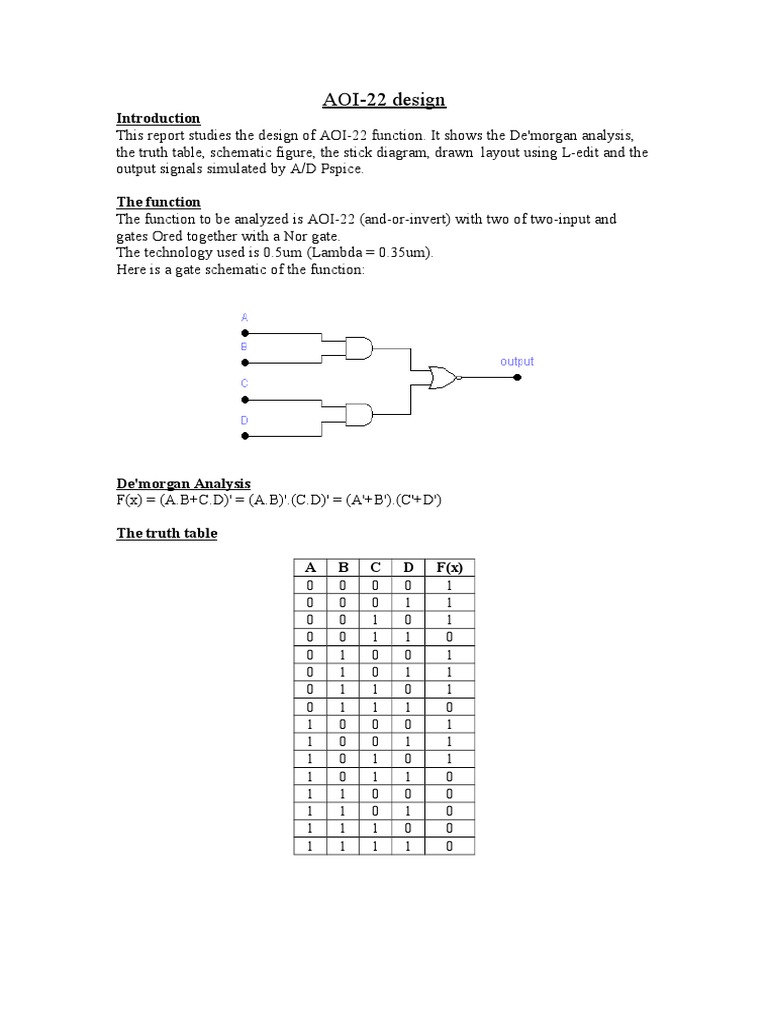 Aoi 22 | PDF | Logic Gate | Semiconductor Devices