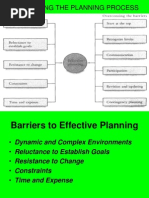 Barriers To Effective Planning and Ways To Overcome The Barriers | PDF ...