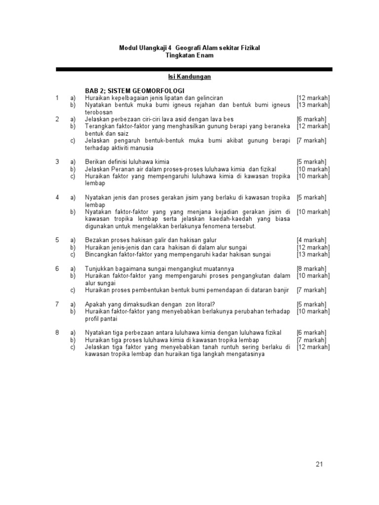 Modul 4 Sistem Geomorfologi | PDF