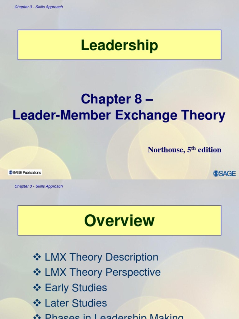 Leader Member Exchange Theory | PDF | Leadership | Academic Discipline ...
