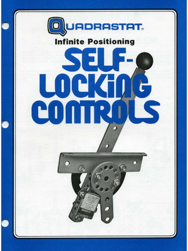 Quadco / Arens Self Locking Controls | PDF | Language Arts & Discipline ...