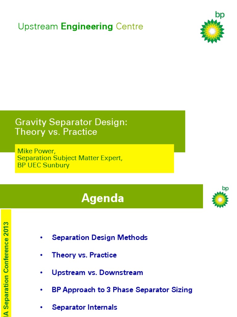 14 Gravity Separator Design - Power | PDF | Viscosity | Emulsion