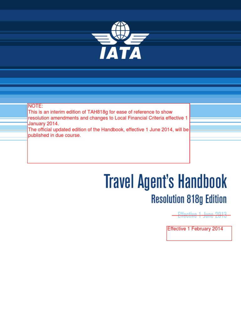 IATA Hand Book TAH818G-English 2014 | PDF | Auditor's Report | Audit