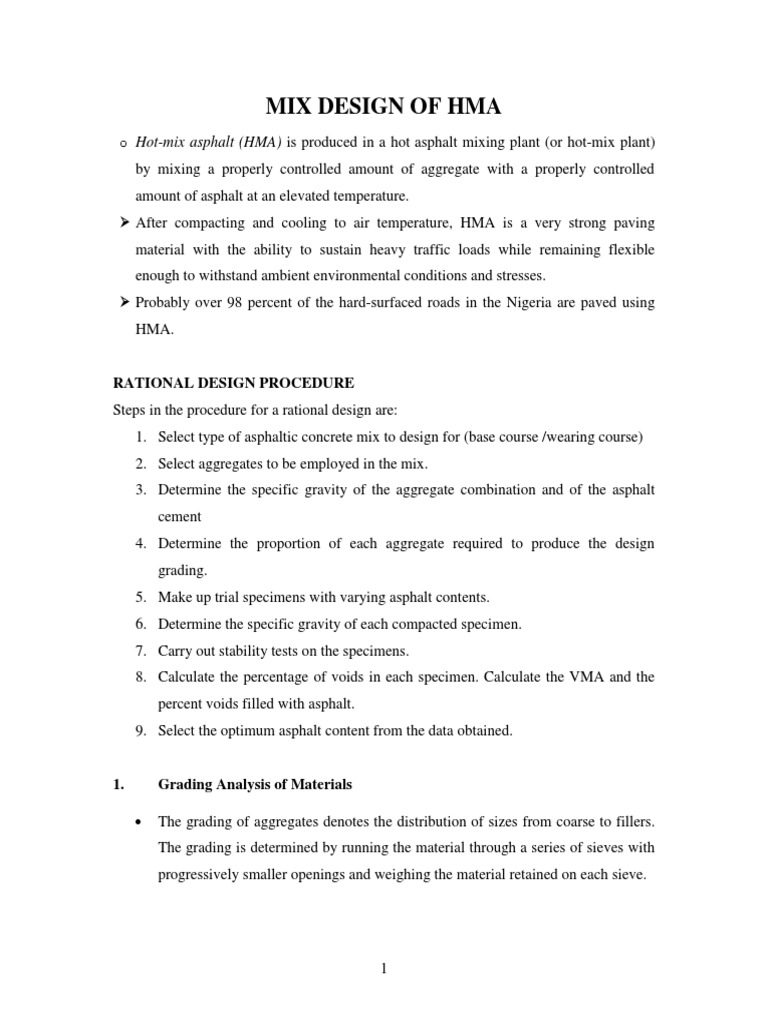 7 - Hma Mix Design | PDF