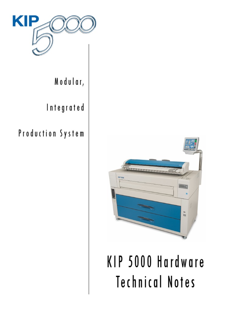 KIP 5000 Hardware Technical Notes | PDF | Image Scanner | Device Driver