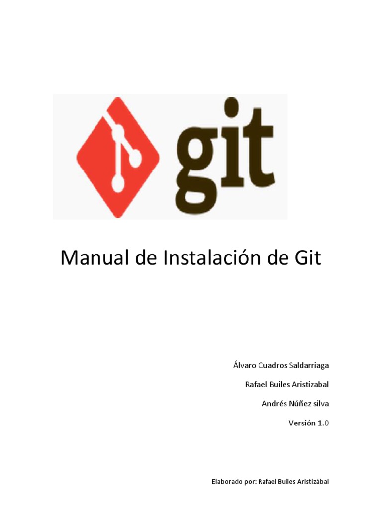Manual de Instalación de Git PDF | PDF