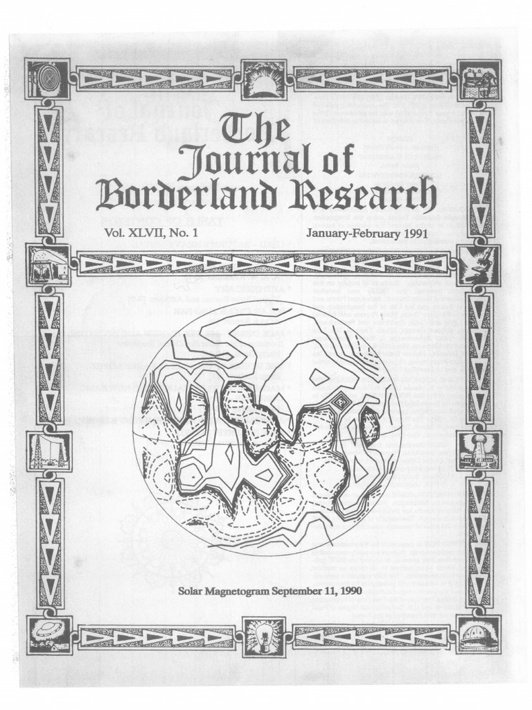 Journal of Borderland Research - Vol XLVII, No 1, January-February 1991 ...