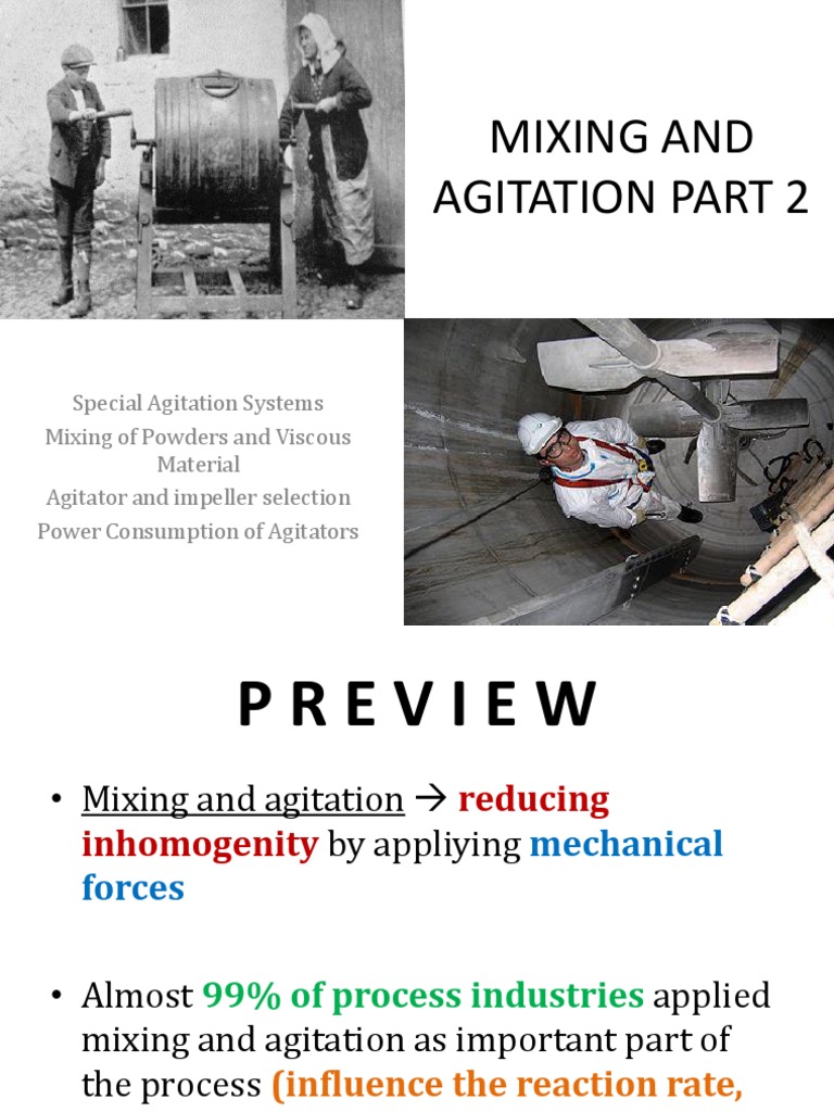 Special Agitation Systems Overview | PDF | Chemical Engineering | Chemistry
