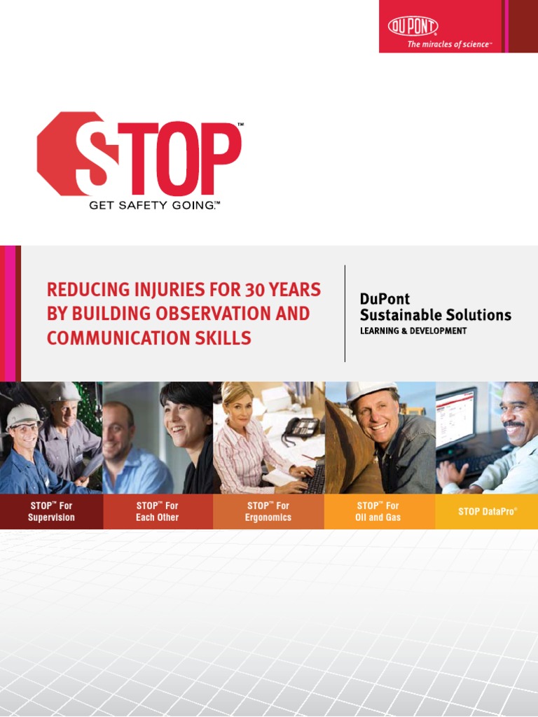 Stop Brochure | PDF | Human Factors And Ergonomics | Cognition