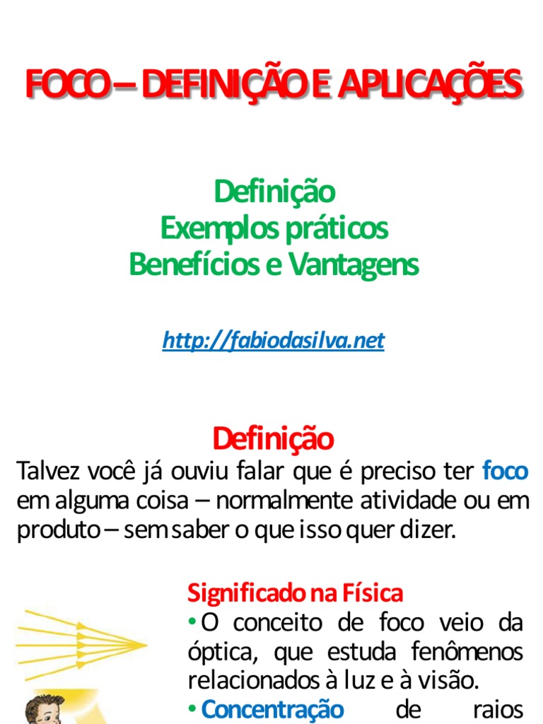 Foco - Definição E Importância.pdf | PDF