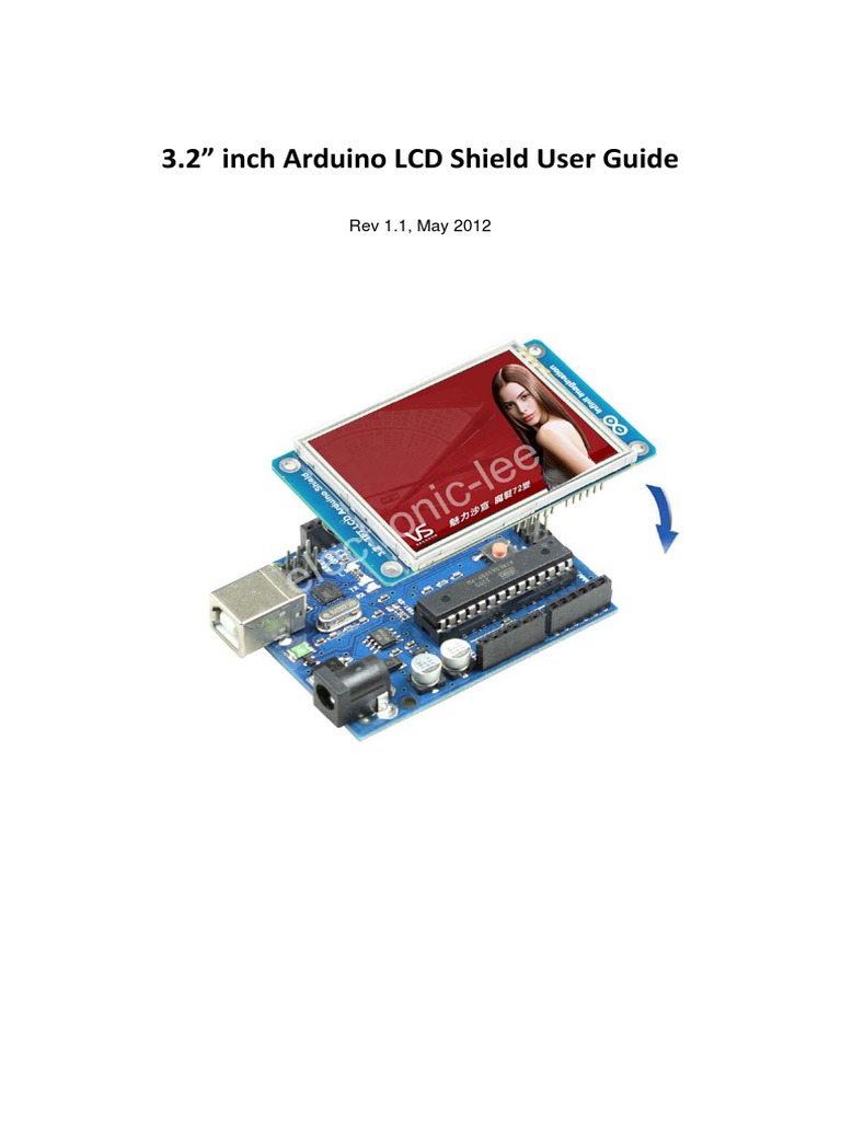 3inch2 Arduino Lcd Shield Ug Pdf Arduino Liquid Crystal Display