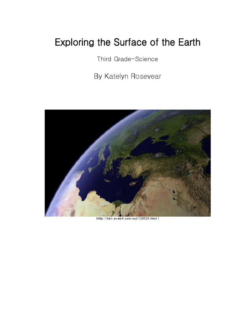 Third Grade Earth Materials Lesson | PDF | Educational Assessment | Glacier