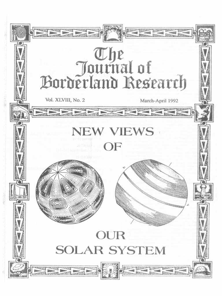 Journal of Borderland Research - Vol XLVIII, No 2, March-April 1992 ...