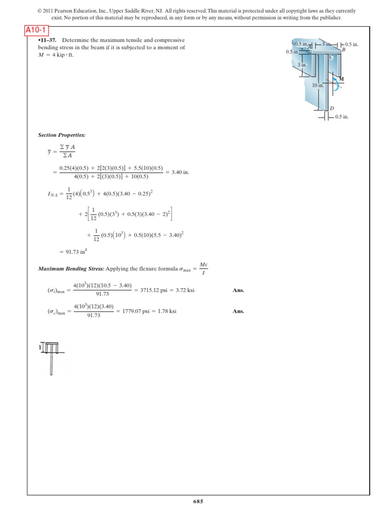 Assignment 10 Solution | PDF | Bending | Mechanics