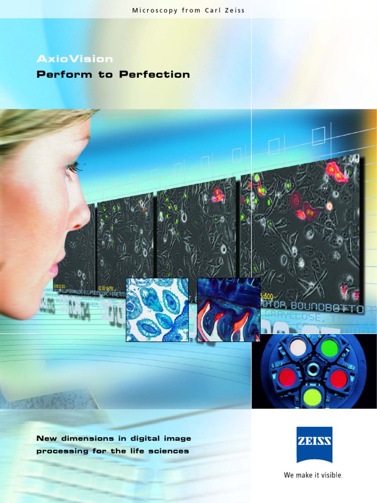 AxioVision Microscopy From Carl Zeiss | PDF | Fluorescence Microscope ...