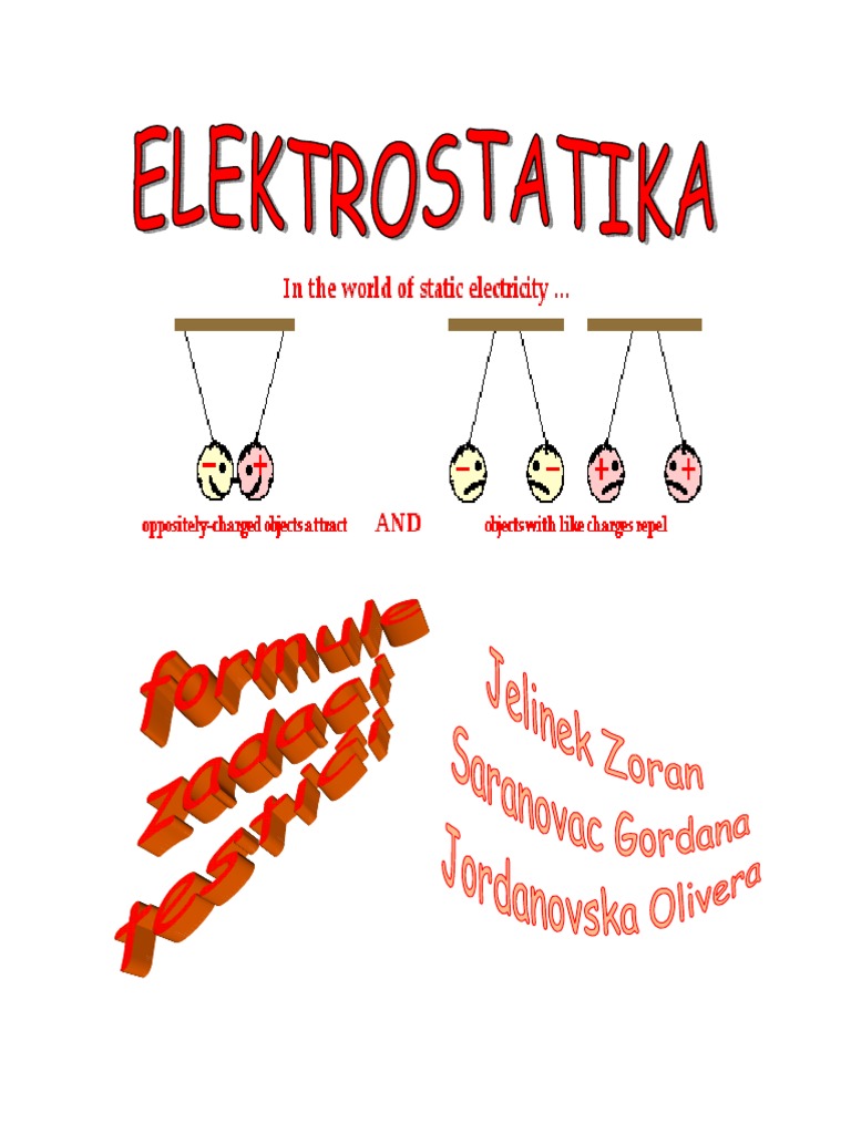 Elektrostatika TESTOVI | PDF