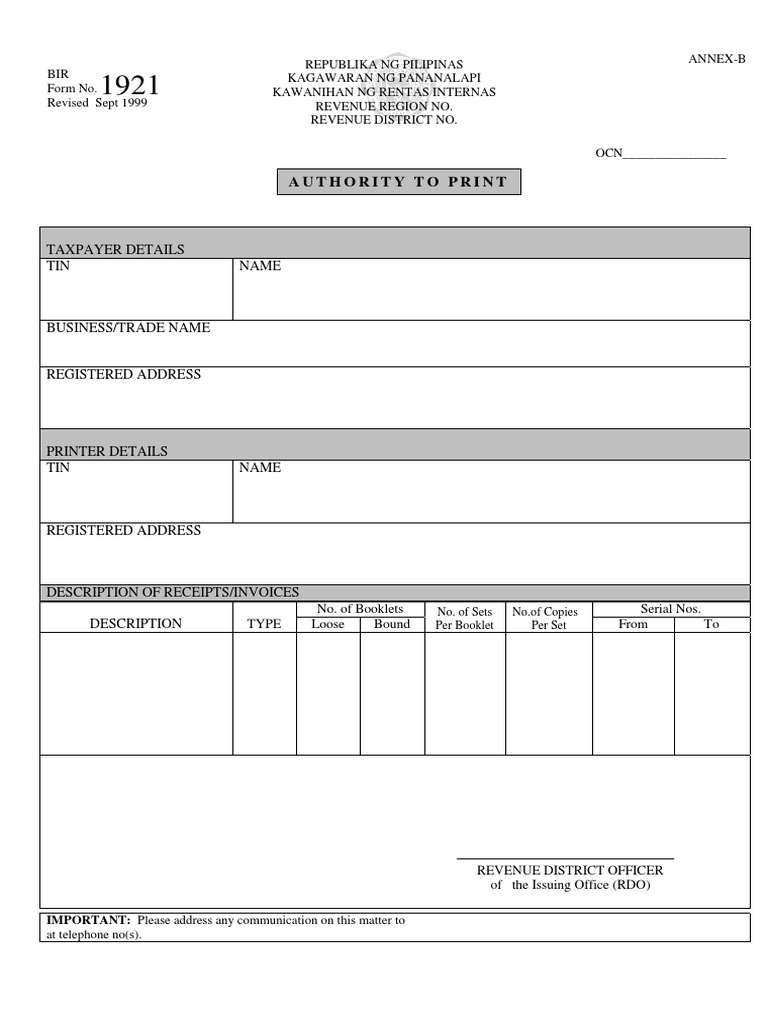 Taxpayer Details Update Form | PDF