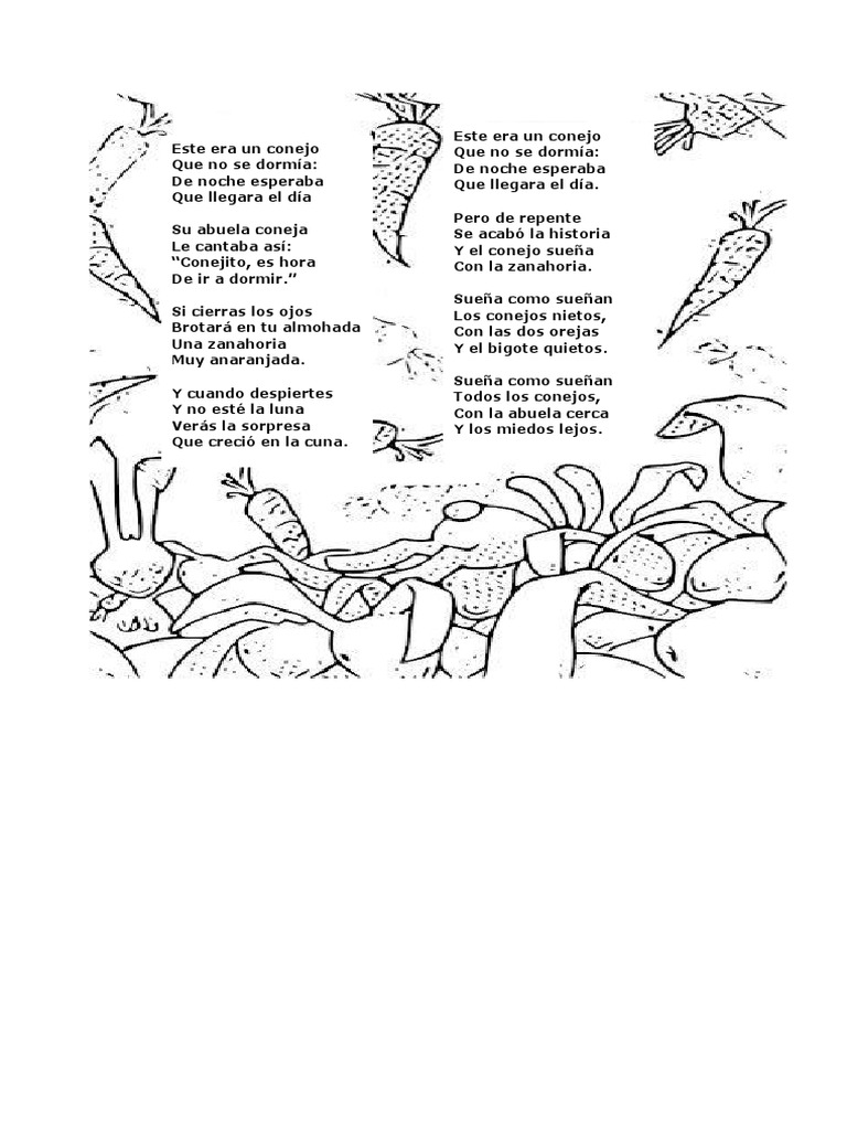 Canción del Conejito Soñador | PDF | Poesía