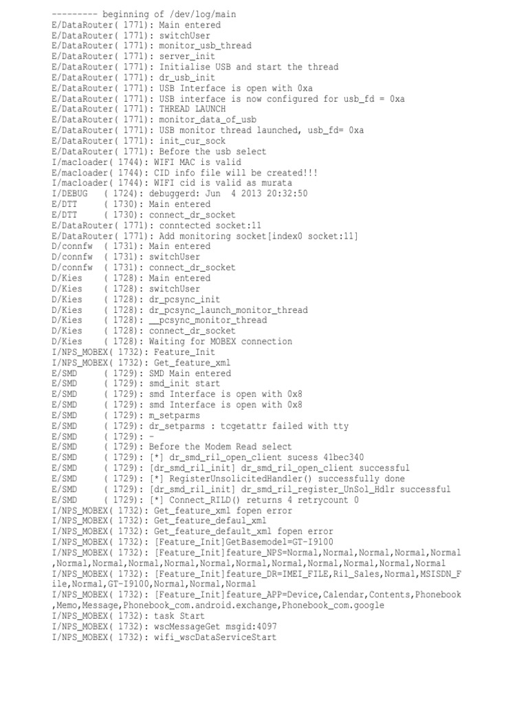 Logcat | PDF | Computer Engineering | Digital Technology