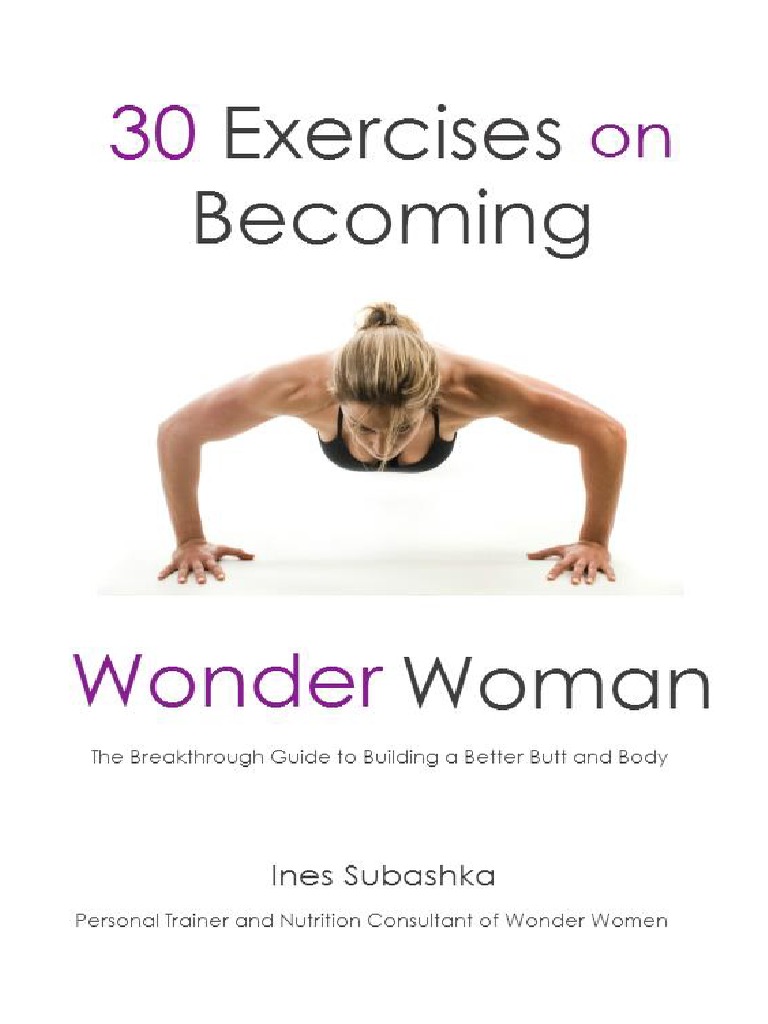 30 Exercises On Becoming Wonder Woman | PDF | Foot | Human Anatomy