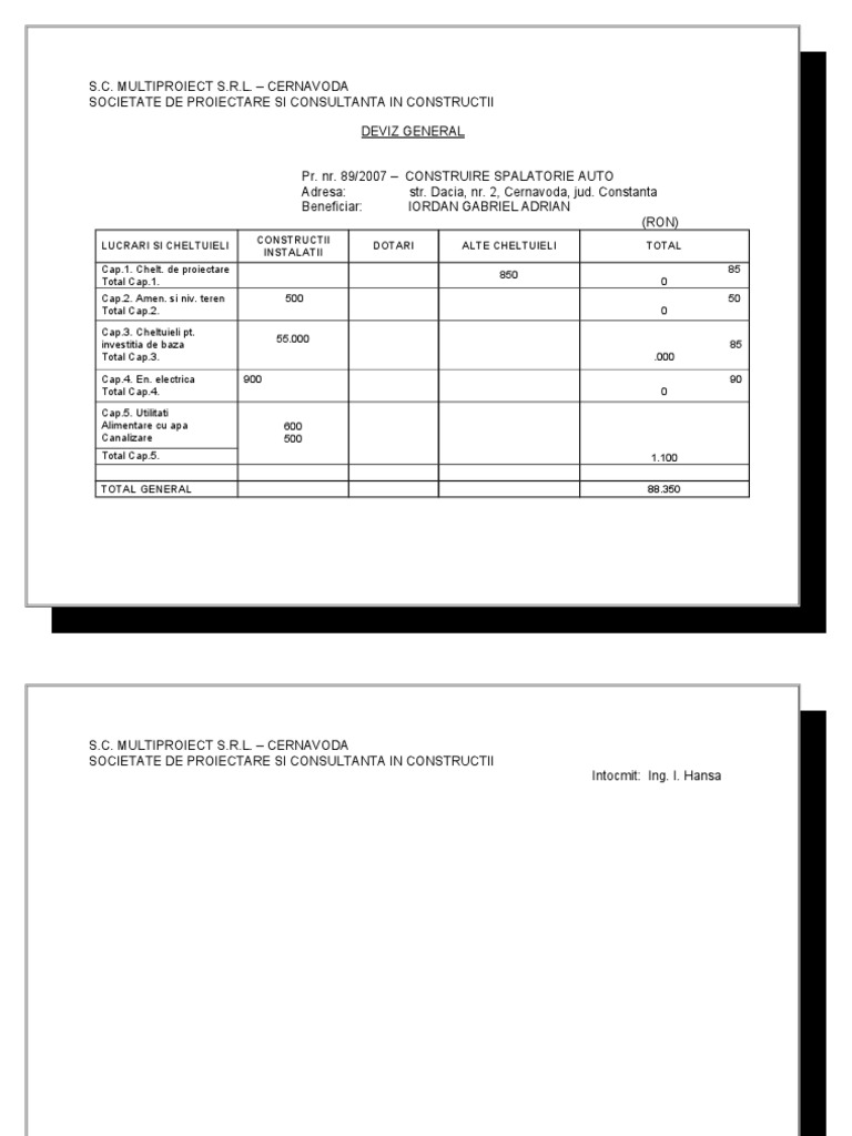 Deviz 1a | PDF