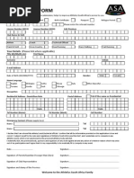 2024 ASA License Application Form | PDF | Identity Document ...