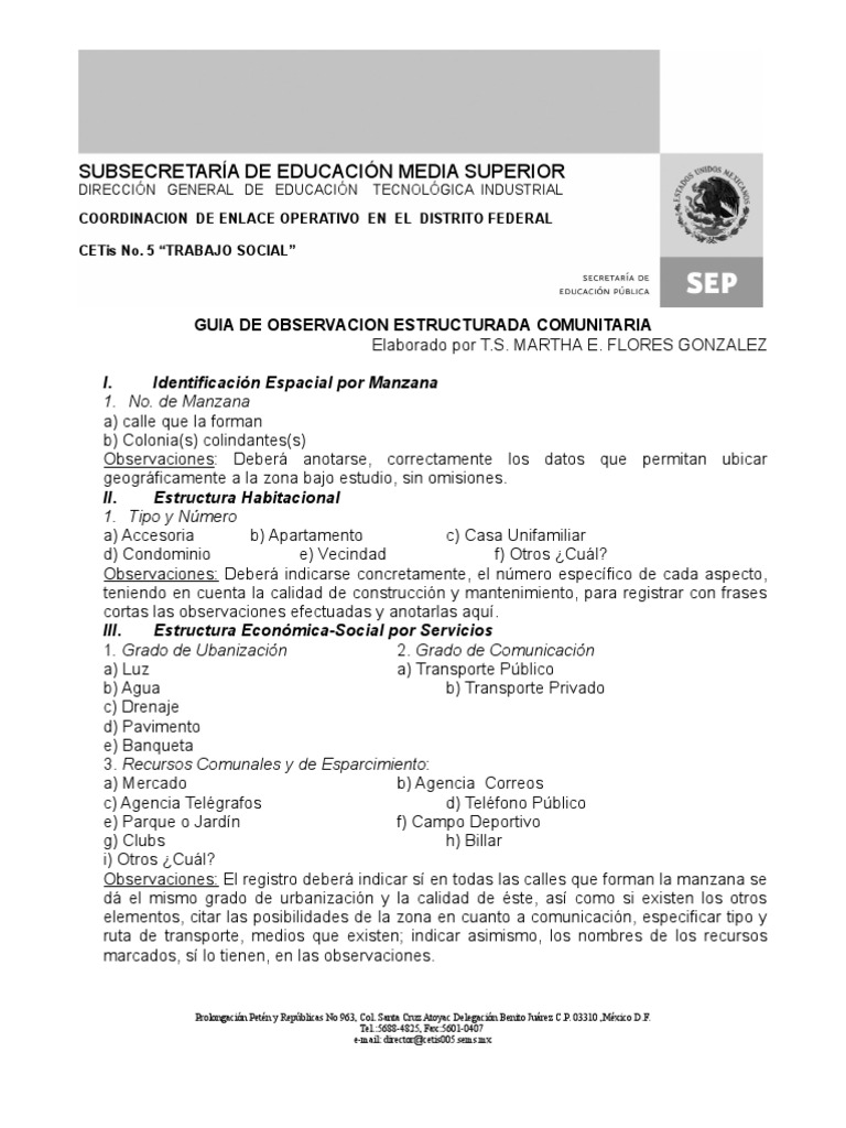 Observacion Estructurada