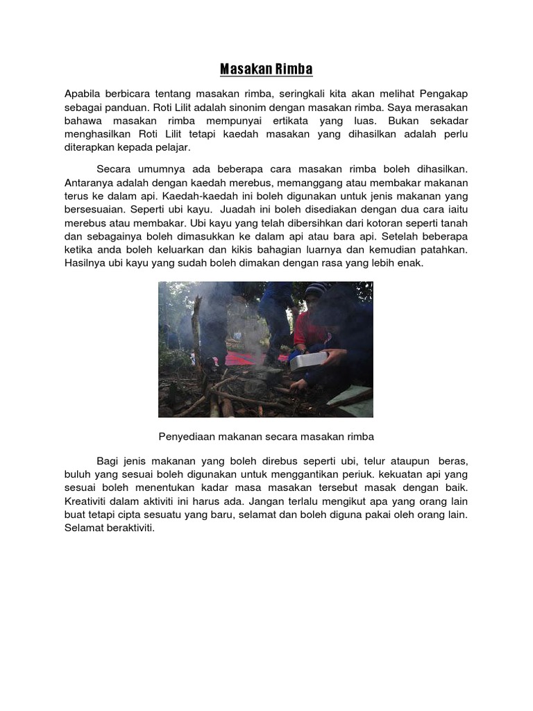 Masakan Rimba | PDF
