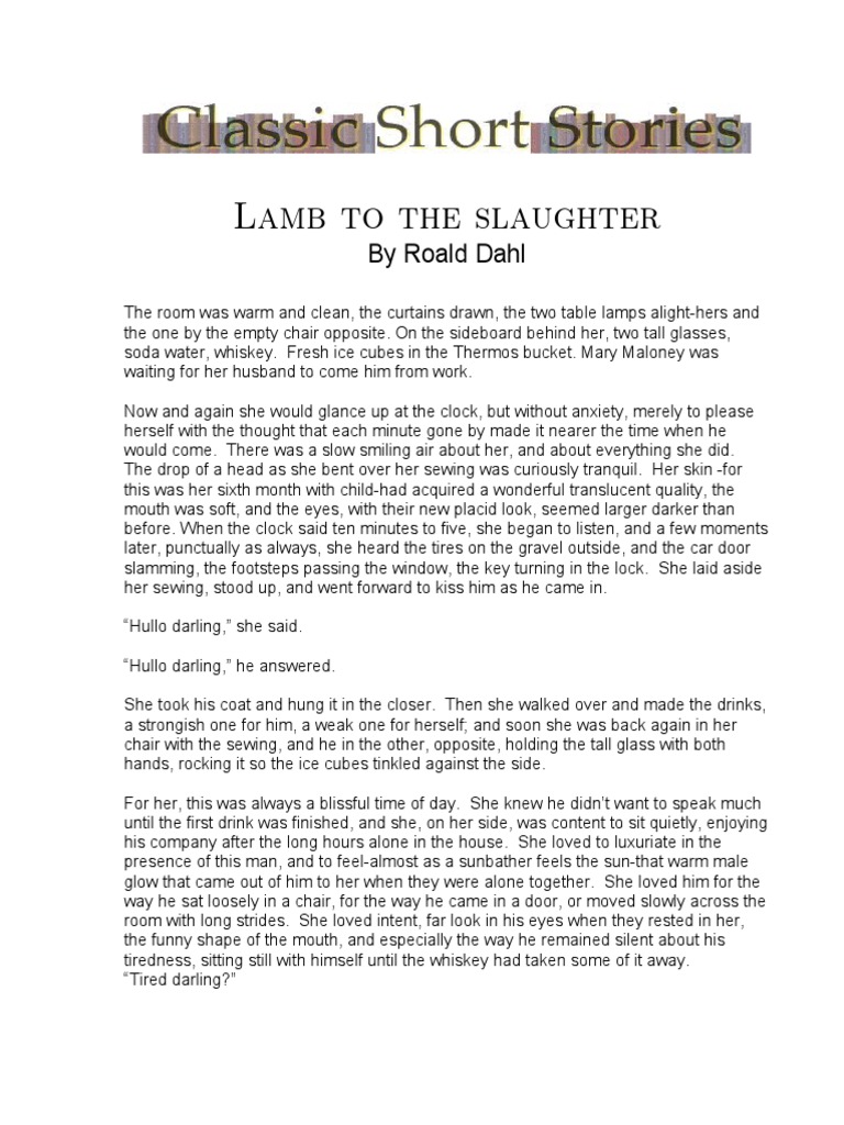 Lamb To The Slaughter | PDF | Foods | Nature
