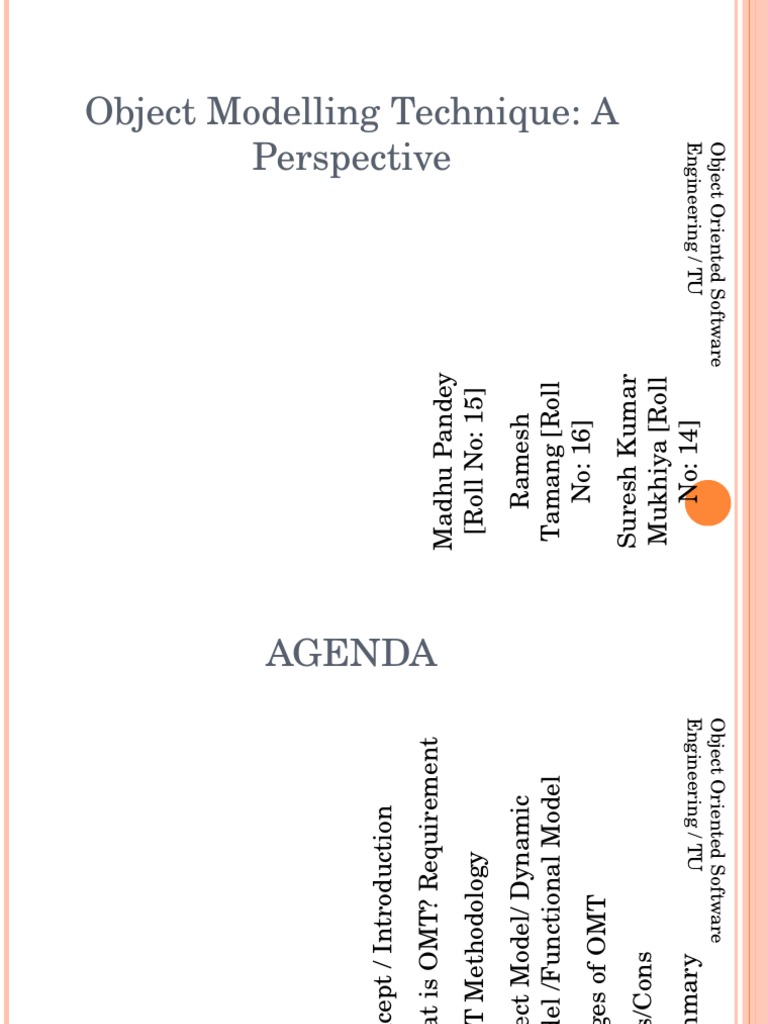 Object Modeling Techniques in Software Engineering | PDF | Computers