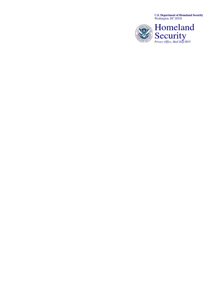 DHS Privacy Office Contact Information | PDF