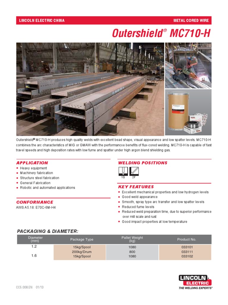 Outershield® MC710-H - EN | PDF | Materials | Industrial Processes
