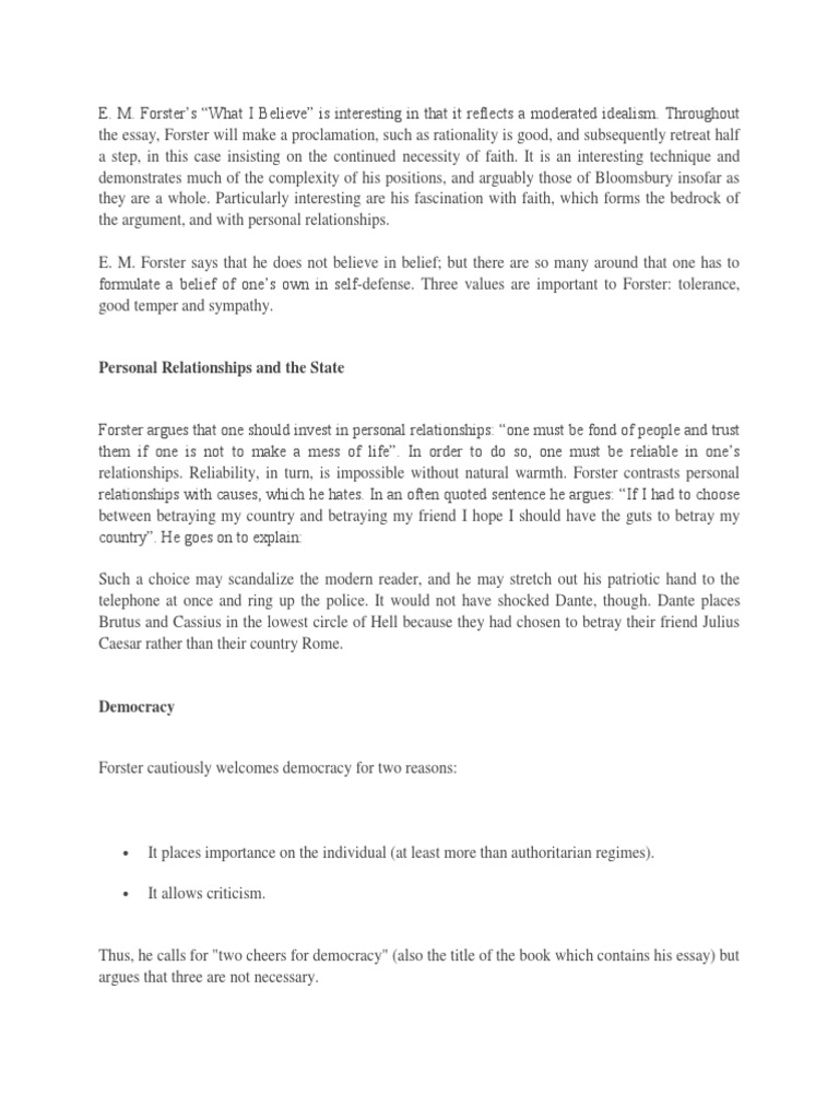 What I Believe | PDF | Religion And Belief | Science