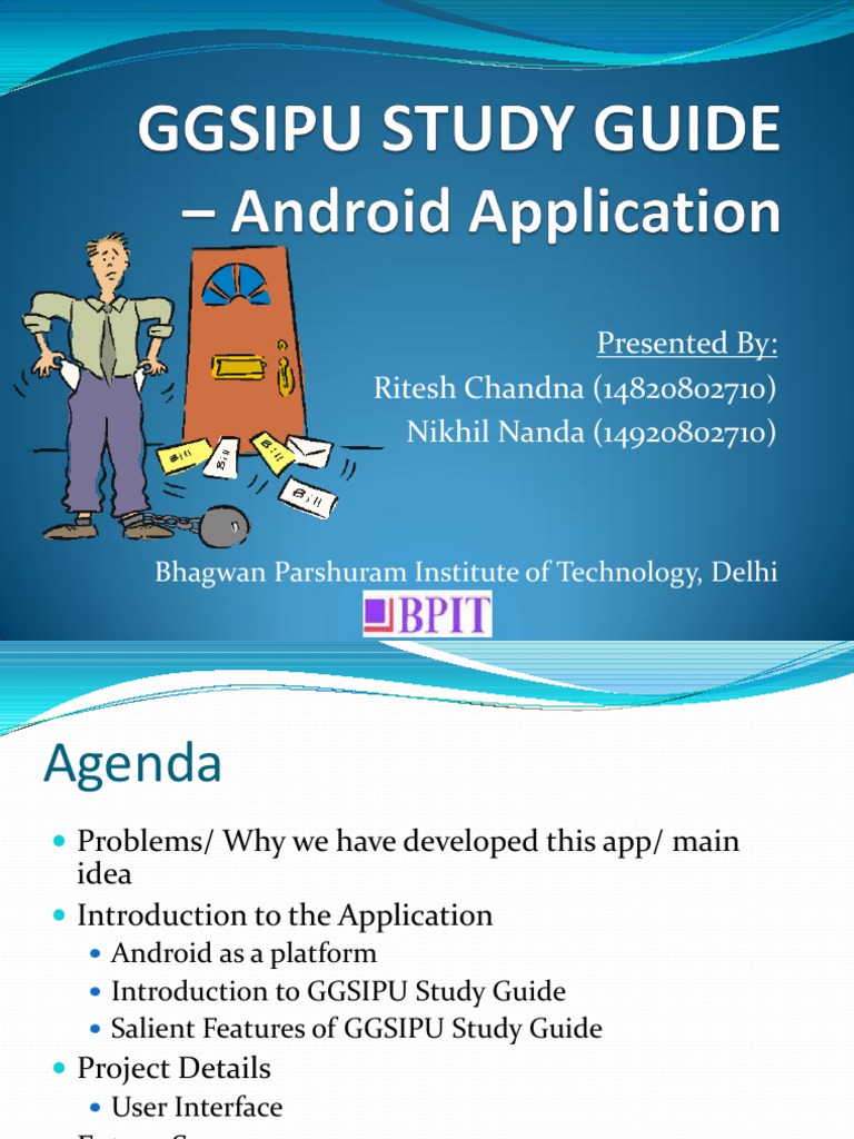 GGSIPU Study Guide Android App | PDF | Android (Operating System) | Application Software