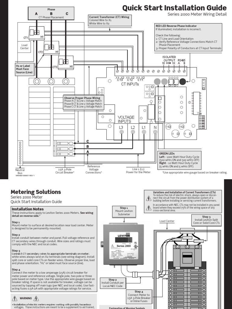 Quick Start Guide - Series 20001 | PDF | Electrical Wiring ...